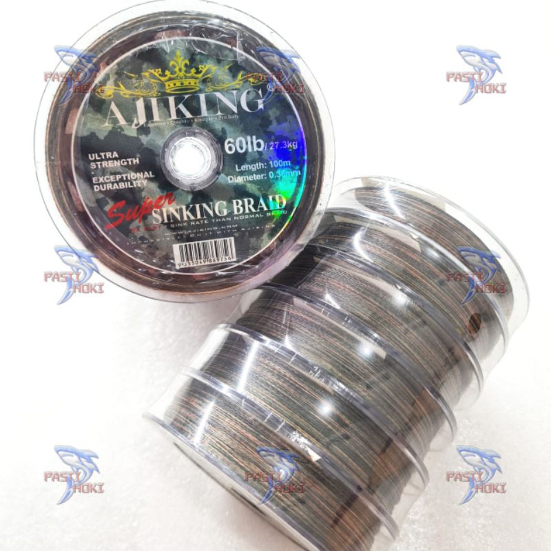Jual Pe ajiking super sinking braid 100m 3xfast sinkingUltra ...