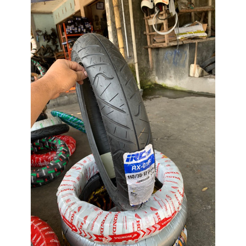 Jual ban irc rx01f road winner tubeless motif ban depan ring17 untuk motor sport | Shopee Indonesia