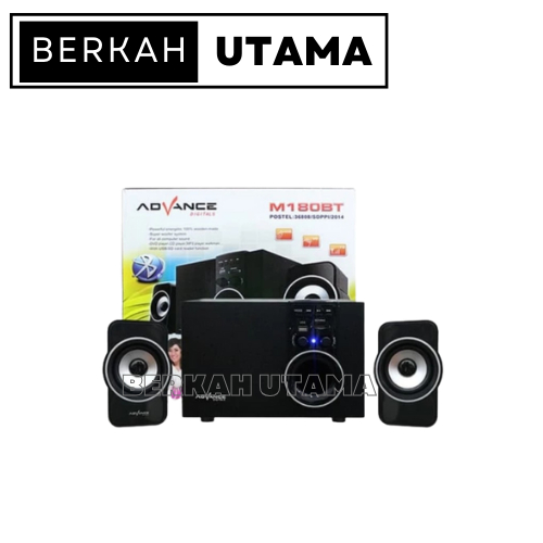 Jual SPEAKER AKTIF PORTABLE ADVANCE M180BT BLUETOOTH SUBWOOFER BASS M180-BT | Shopee Indonesia