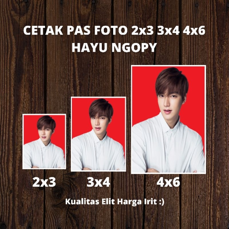 Jual Cetak Pas Foto Ukuran 2x3, 3x4, 4x6 | Shopee Indonesia