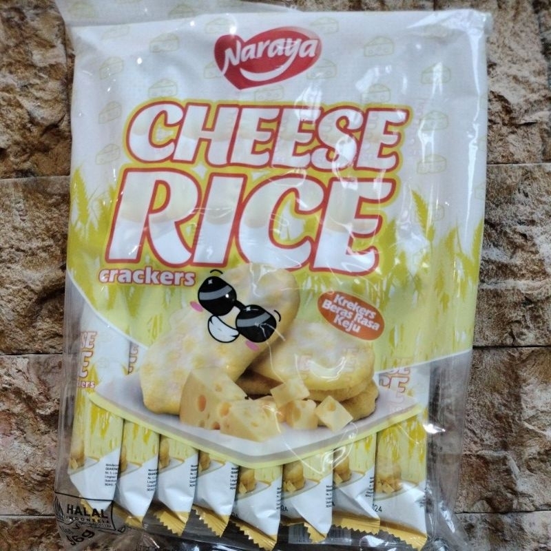 Jual NARAYA CHEESE RICE CRACKERS 72GRAM | Shopee Indonesia