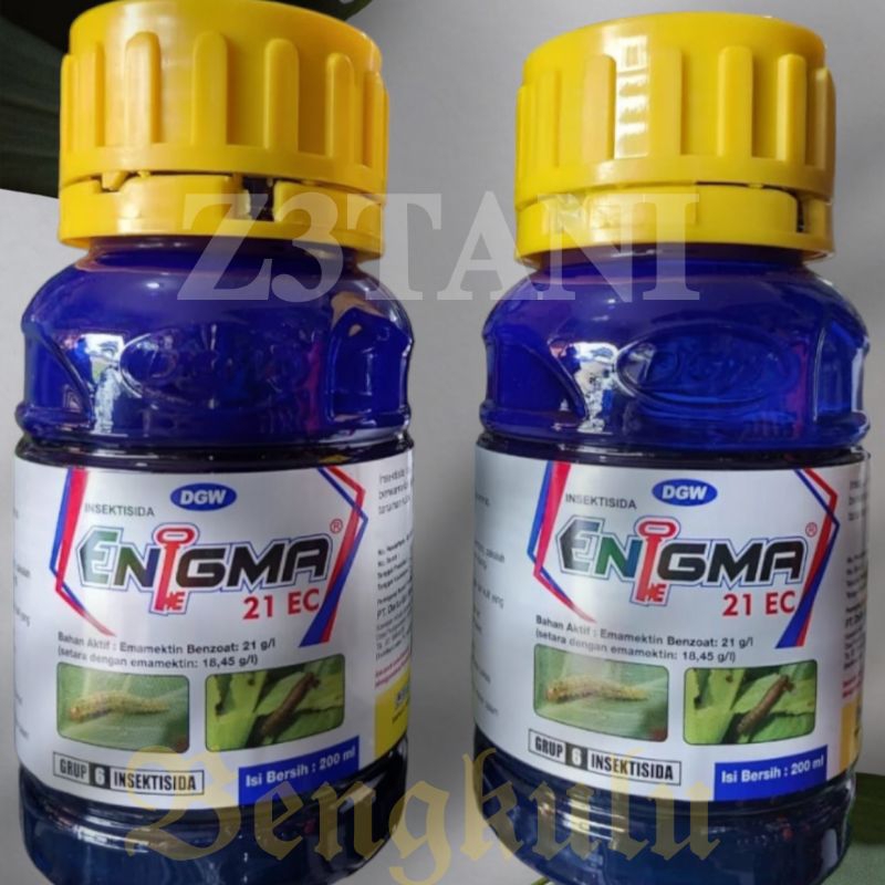 Jual Enigma 21 EC 200 ml Insektisida Emamektin Benzoat 21 g/l (setara dengan emamektin 18,45 g/l ...