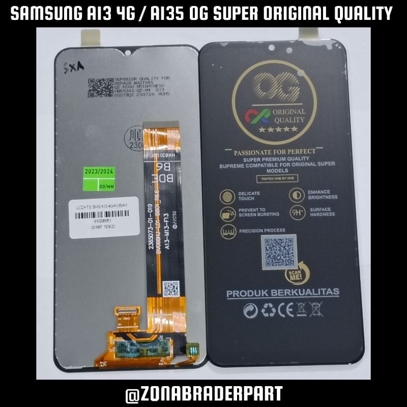 Jual LCD + TS SAMSUNG A13 4G / A135 OG SUPER ORIGINAL QUALITY/MACPLUS ...