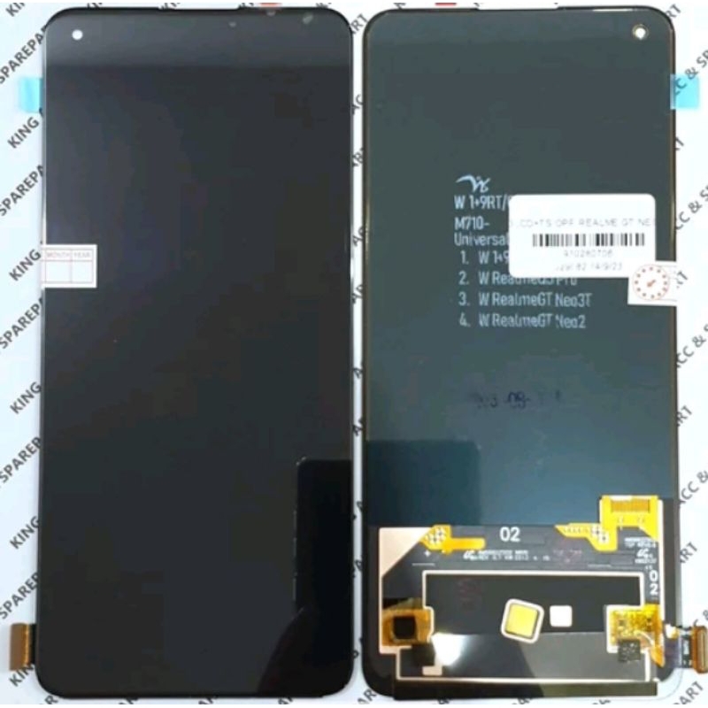 Jual LCD TOUCHSCREEN REALME GT NEO 2 REALME GT NEO 3T OLED FINGERPRINT FUNGSI | Shopee Indonesia