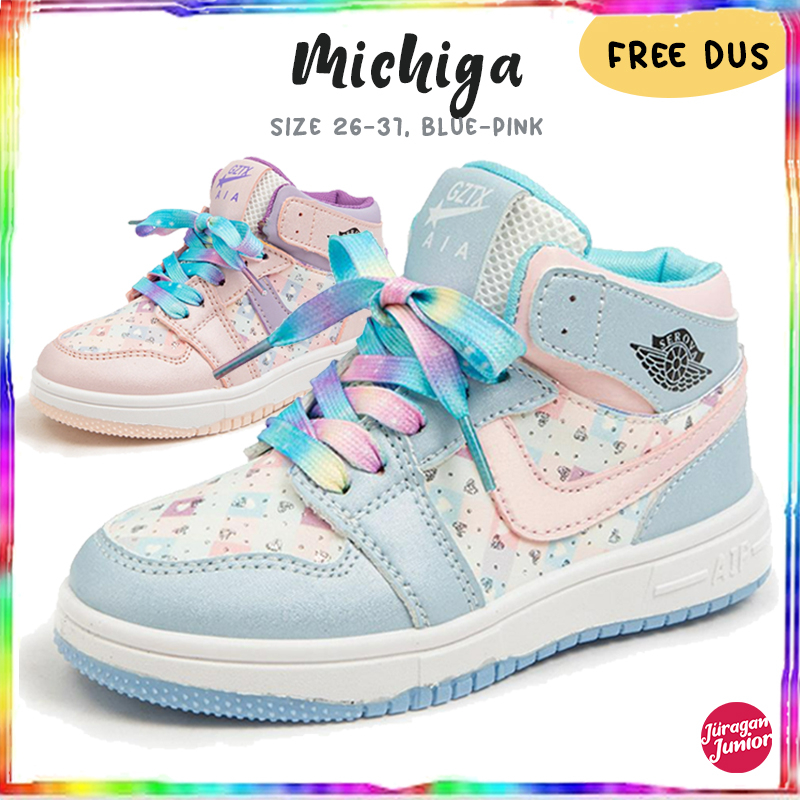 Jual Juragan Junior [COD] Sepatu MICHIGA Sepatu Anak Perempuan Non LED ...