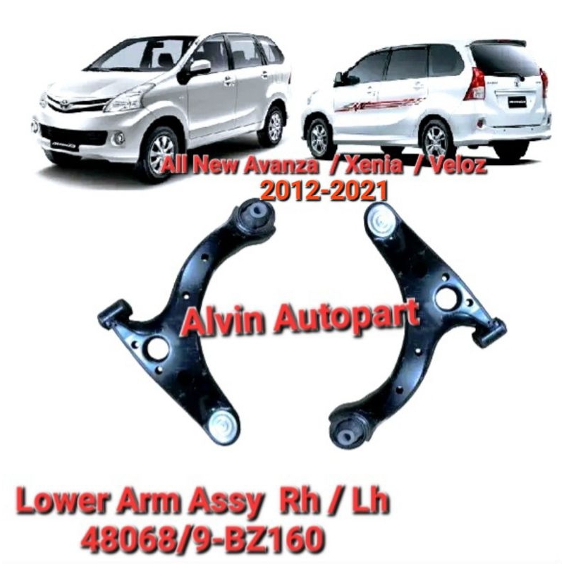 Jual LOWER ARM SAYAP BAWAH GRAND NEW AVANZA GREAT NEW XENIA ALL NEW ...