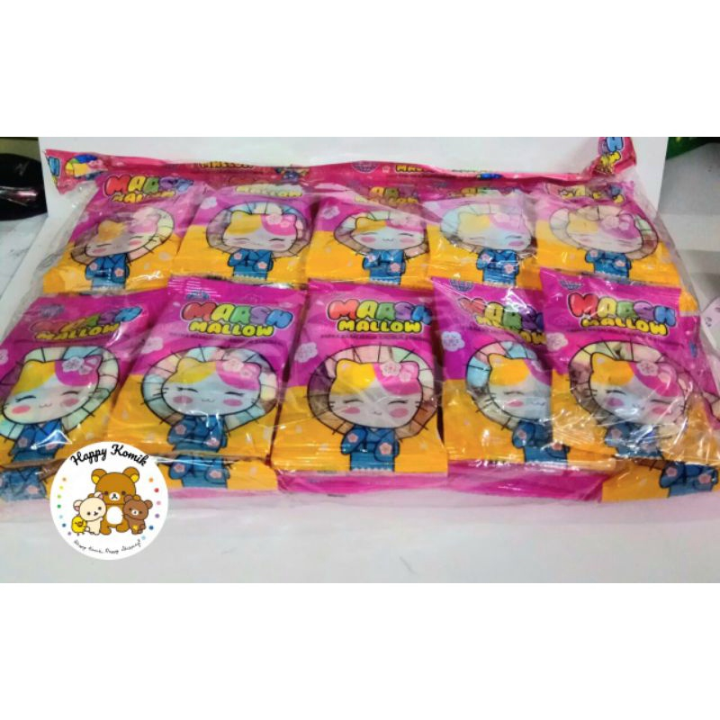 Jual Permen Kapas Cemilan Snack Marshmallow Kucing Cat (isi 30 pcs ...