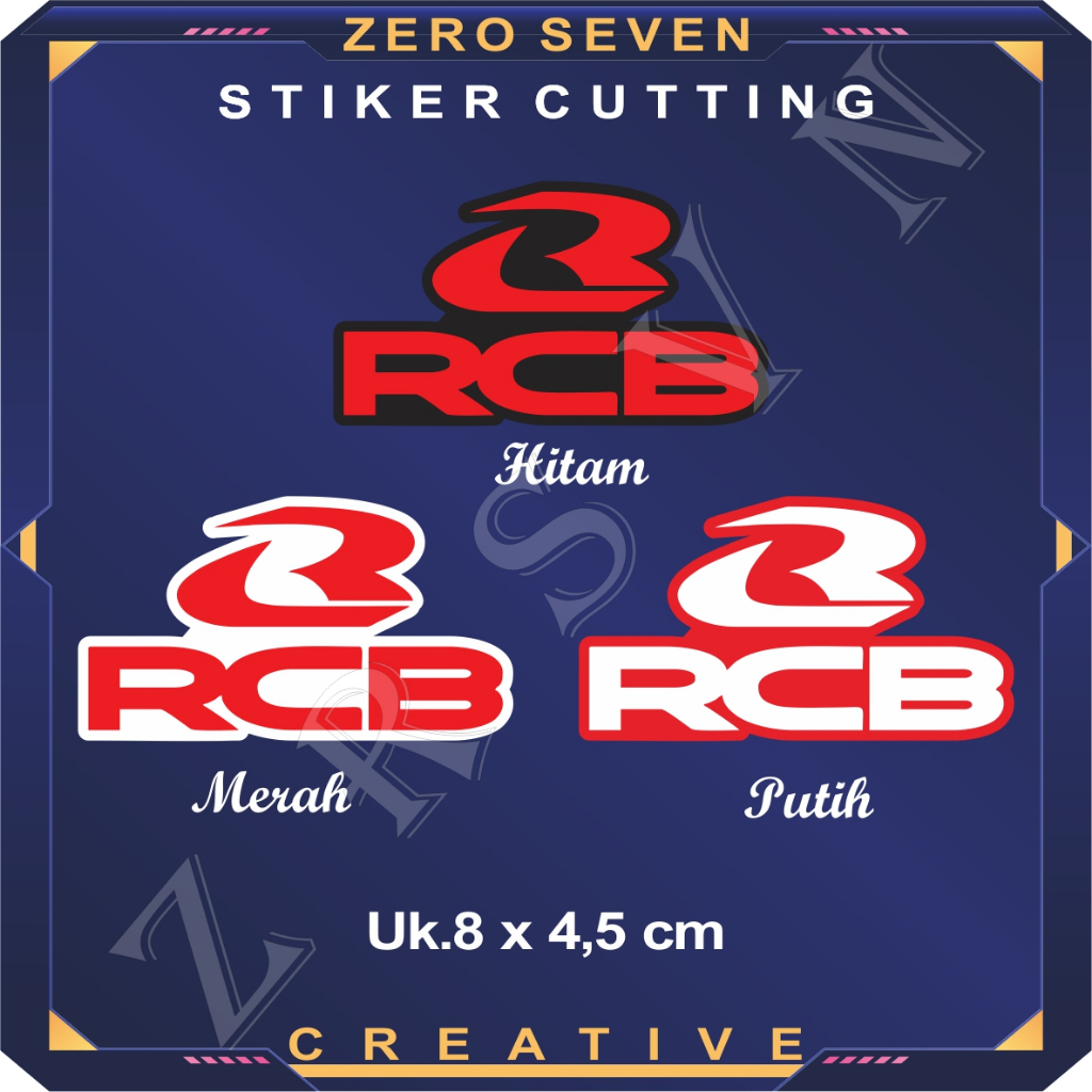 Jual STIKER RCB LOGO / RACING / STIKER VIRAL / LAPTOP / TUMBLER ...