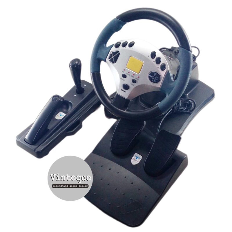 Jual Joystick Stir Mobil P&D Trans Wheel PSX-2 Racing Wheel Untuk PS1 ...