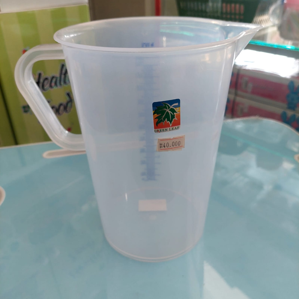 Jual Gelas takar green leaf 2L gelas ukur takaran 2 liter | Shopee ...