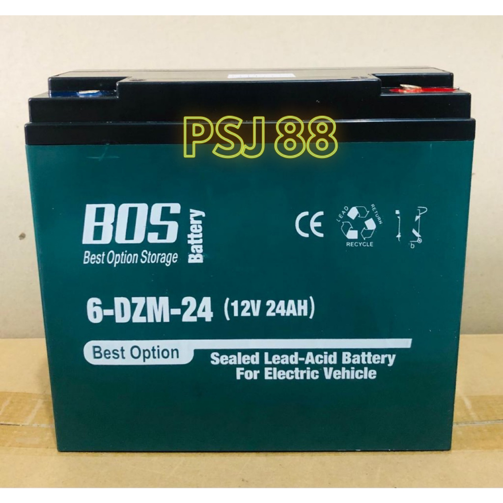 Jual Baterai Aki BOS 12V 24Ah - 20Ah - 14Ah - 12Ah Electric Vehicle EV ...