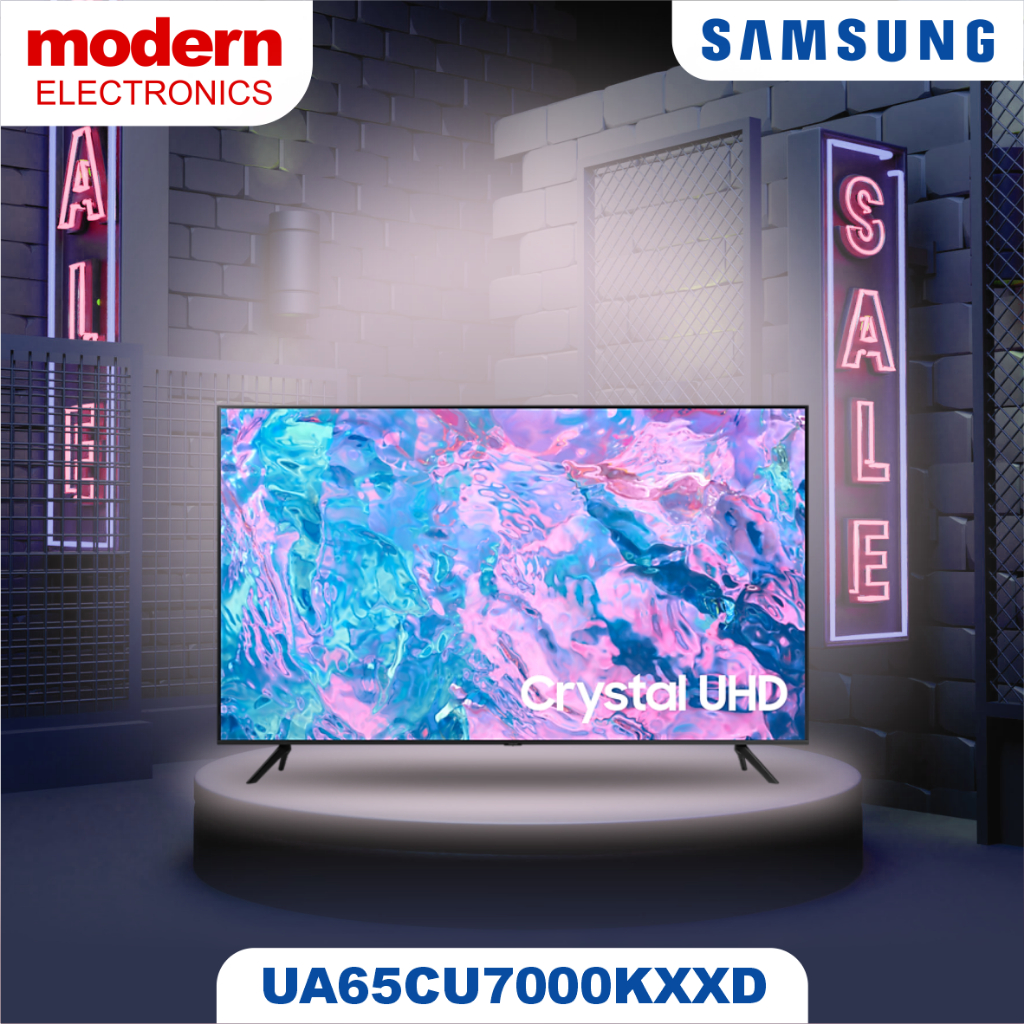Jual SAMSUNG UA65CU7000 CRYSTAL UHD 4K SMART TV 65 INCH NEW 2023 | Shopee Indonesia