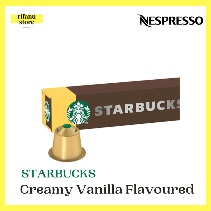Jual Nespresso Starbucks Creamy Vanilla Flavour Coffee Capsule | Shopee ...