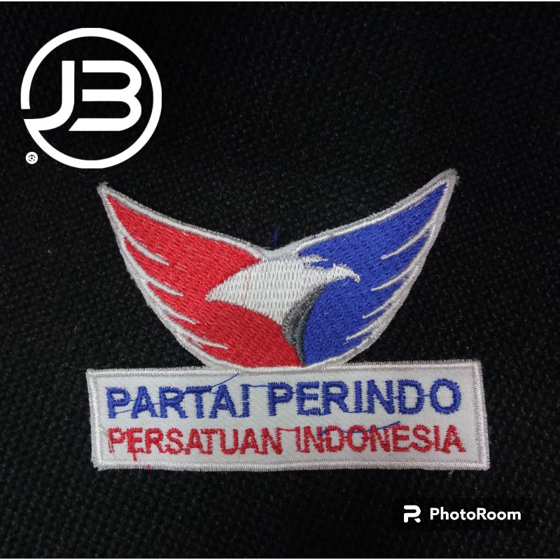 Jual badge logo partai PERINDO full bordir | Shopee Indonesia