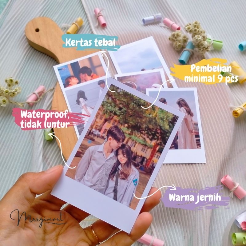 Jual [BISA COD] Foto polaroid cetak foto hiasan dinding 2r 3r 4r foto 2R kertas foto waterproof ...