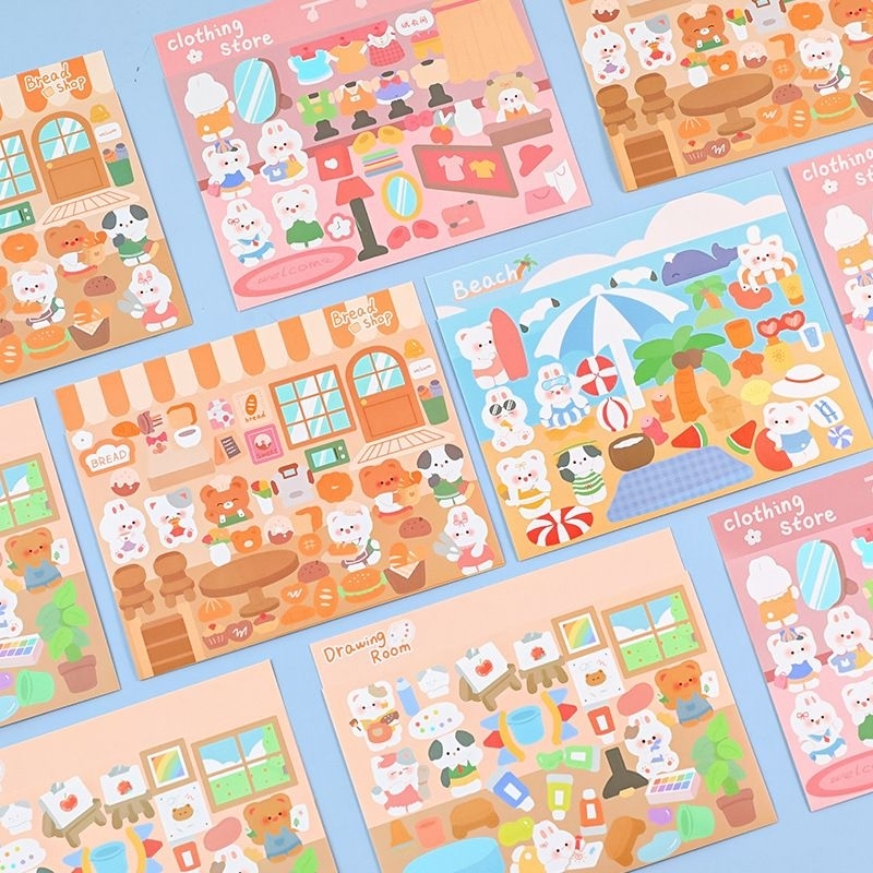 Jual [PACOPA] Sticker Aktifitas Dekorasi Anak Stiker Lucu Edukasi Anak ...