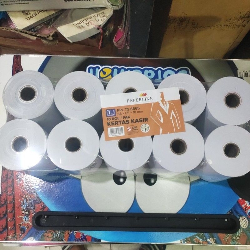 Jual kertas kasir 68x65x18mm paperline / pack | Shopee Indonesia