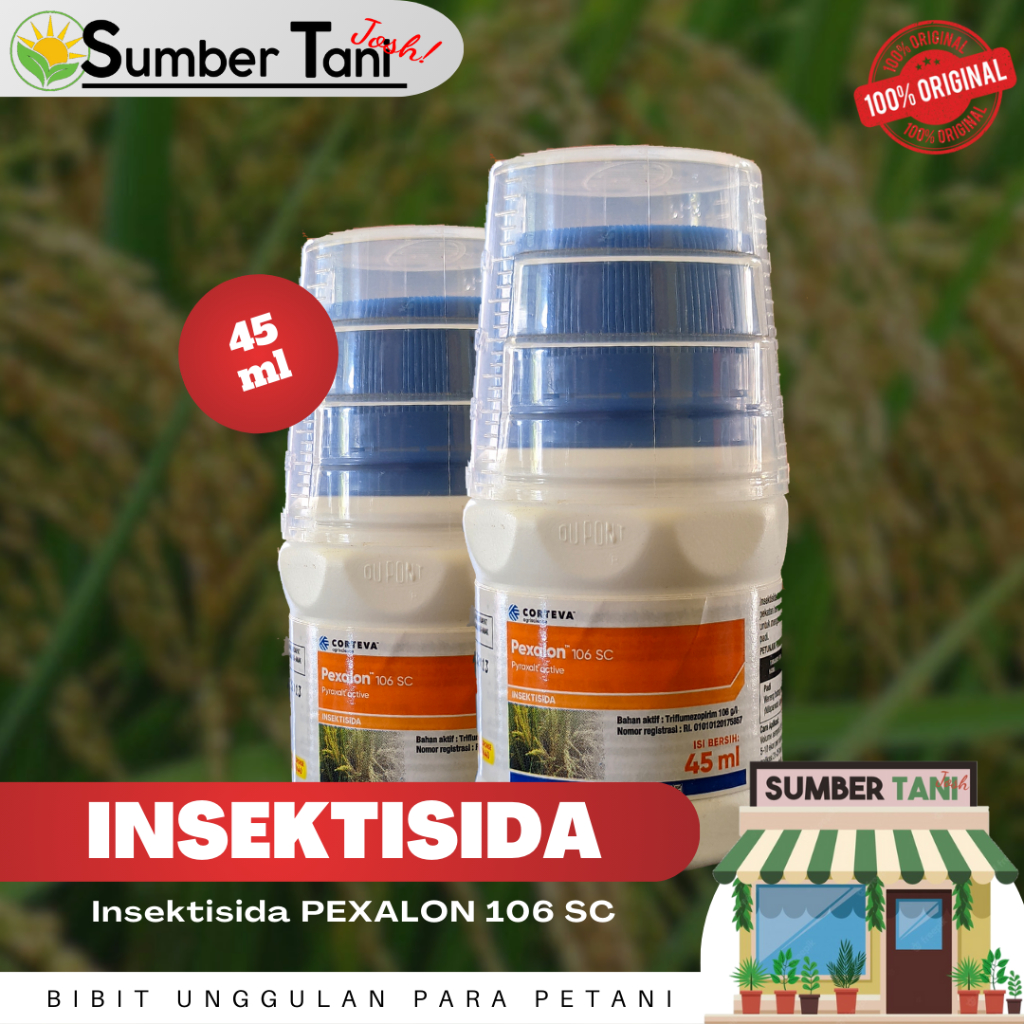 Jual Obat Hama Wereng Tanaman Padi Dupont PEXALON 106SC 45ml | Shopee ...