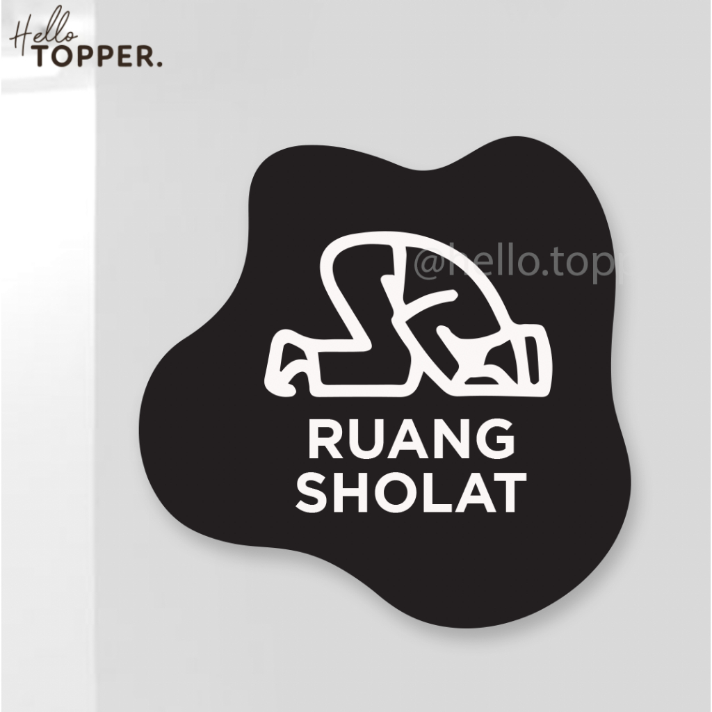 Jual Ruang Sholat Akrilik Tempel Dinding Papan Acrylic | Shopee Indonesia