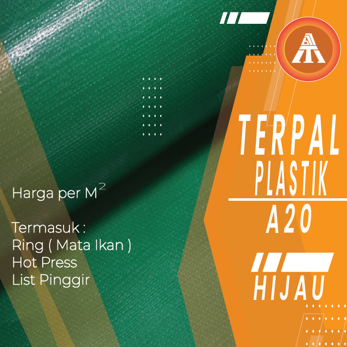 Jual Terpal PLASTIK A20 KOREA (IMPORT) berkualitas include mata ayam ...