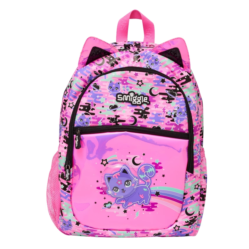 Jual Ransel Smiggle Away Classic Backpack Pink Pink Cat | Shopee Indonesia