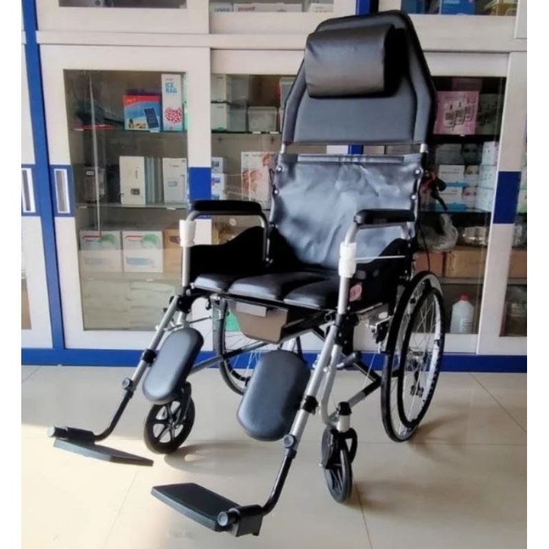 Jual HighQUALITY Kursi Roda 3 in 1 Kursi Medis Wheelchair Reclining ...