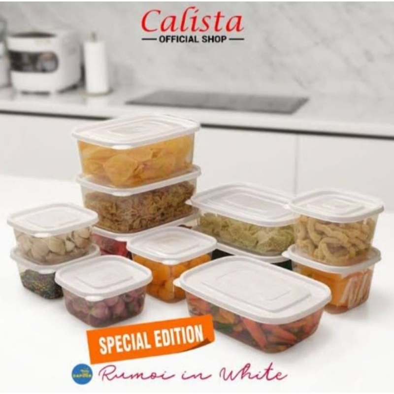 Jual CALISTA RUMOI PUTIH BENING SEALWARE / TOPLES SERBAGUNA 1 SET 12 ...