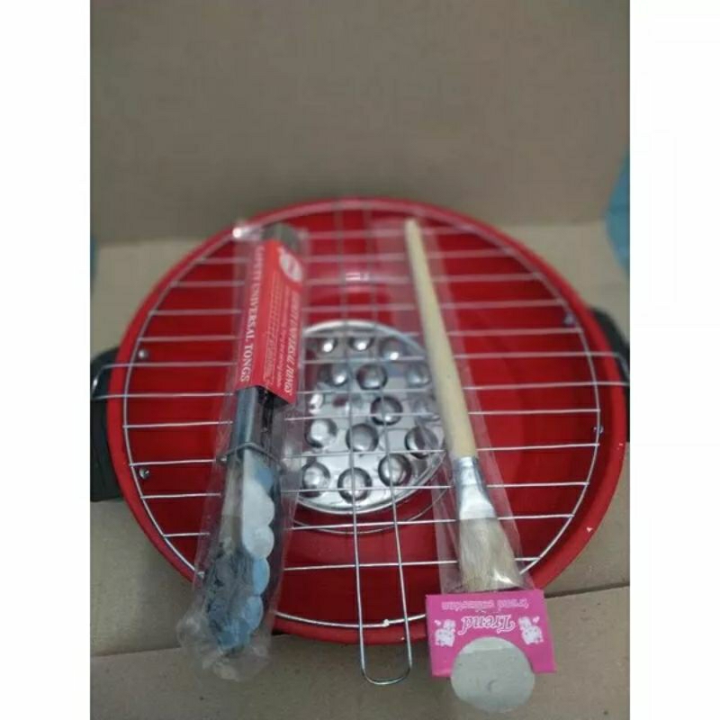 Jual Panggangan Grill Putar Bulat/ Alat Bakar Sate Fancy Bakaran Sosis ...