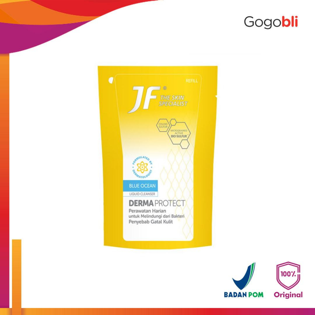 Jual Jf Derma Protect Blue Ocean 200ml Pouch | Shopee Indonesia