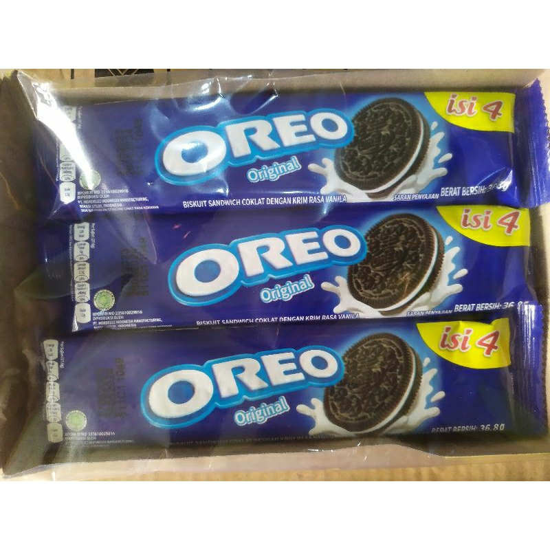 Jual Biskuit Oreo Original (1 dus isi 12pcs) | Shopee Indonesia