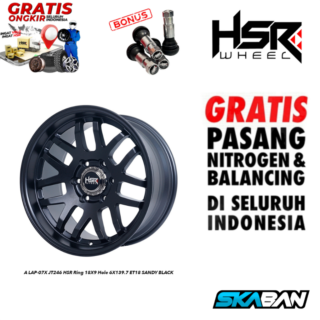 Jual VELG MOBIL RING 18 GILI HSR R18 FORTUNER TRITON RANGER BT50 | Shopee Indonesia