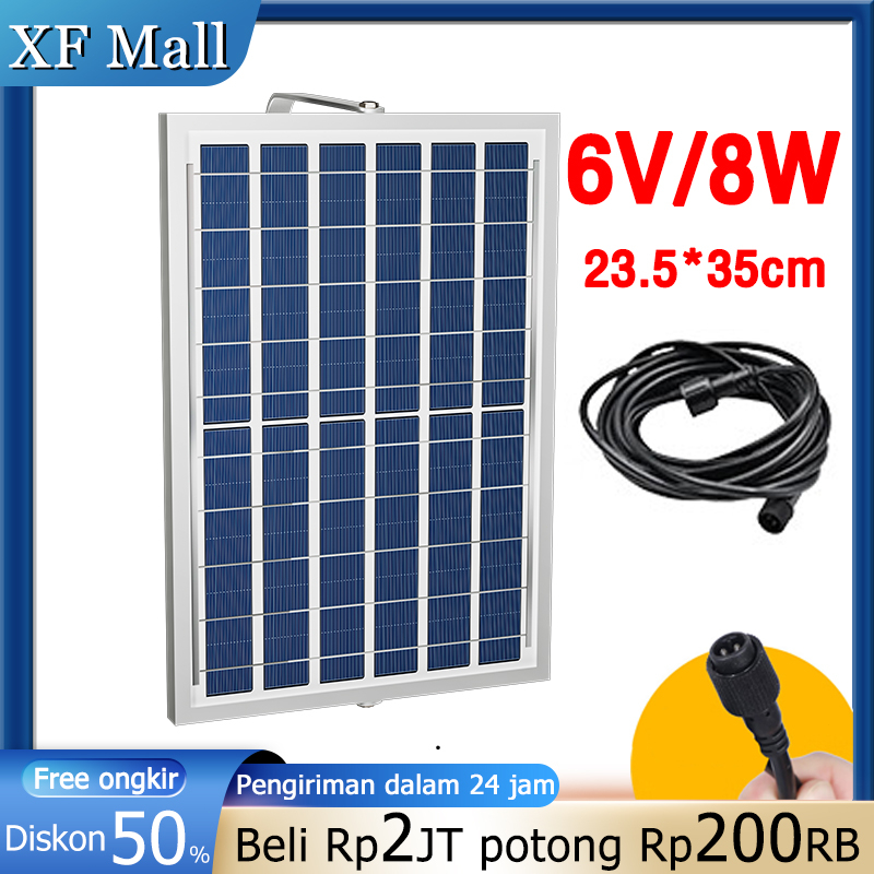 Jual solar panel 8W 23.5*35cm Papan solar solar cell panel surya 6V ...