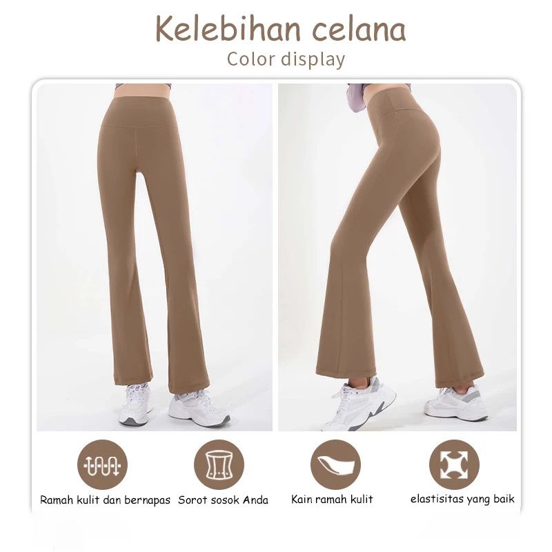Jual Celana Cutbray Wanita Celana Yoga Gym | Shopee Indonesia