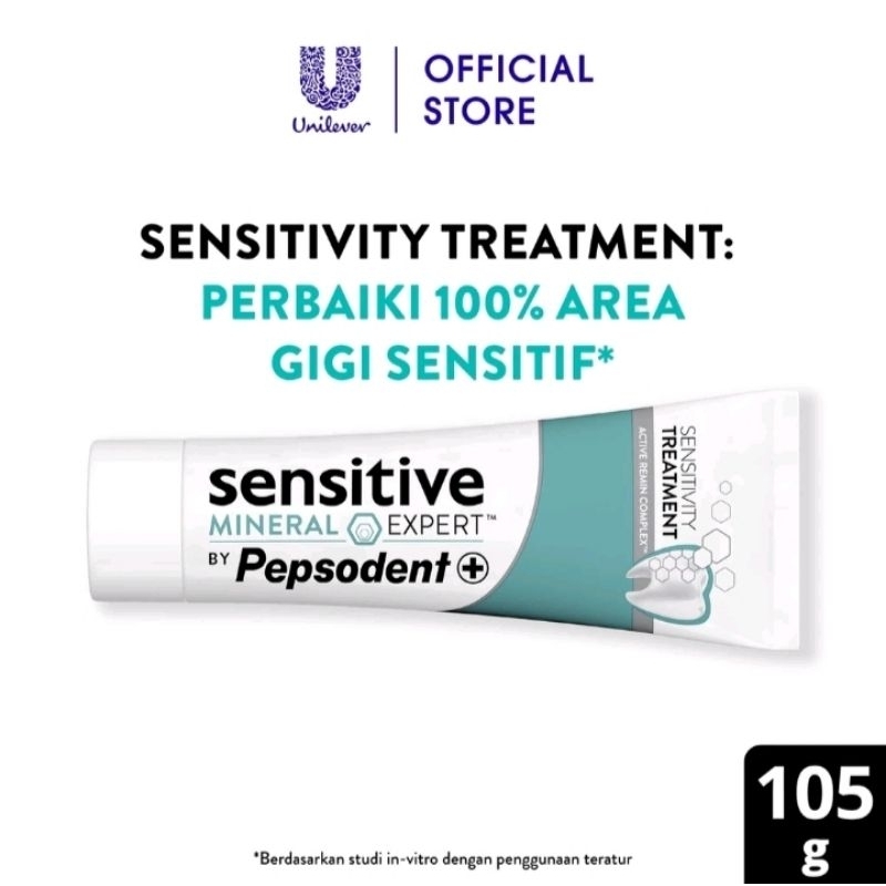 Jual Pepsodent Pasta Gigi Sensitivity Treatment 105g | Shopee Indonesia