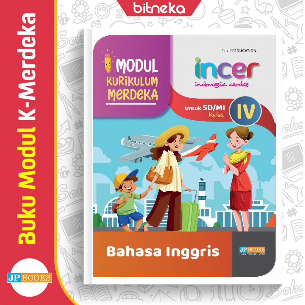 Jual Buku Modul Soal Bahasa Inggris SD/MI Kelas 4 Incer Kurikulum Merdeka - JPBOOKS | Shopee ...