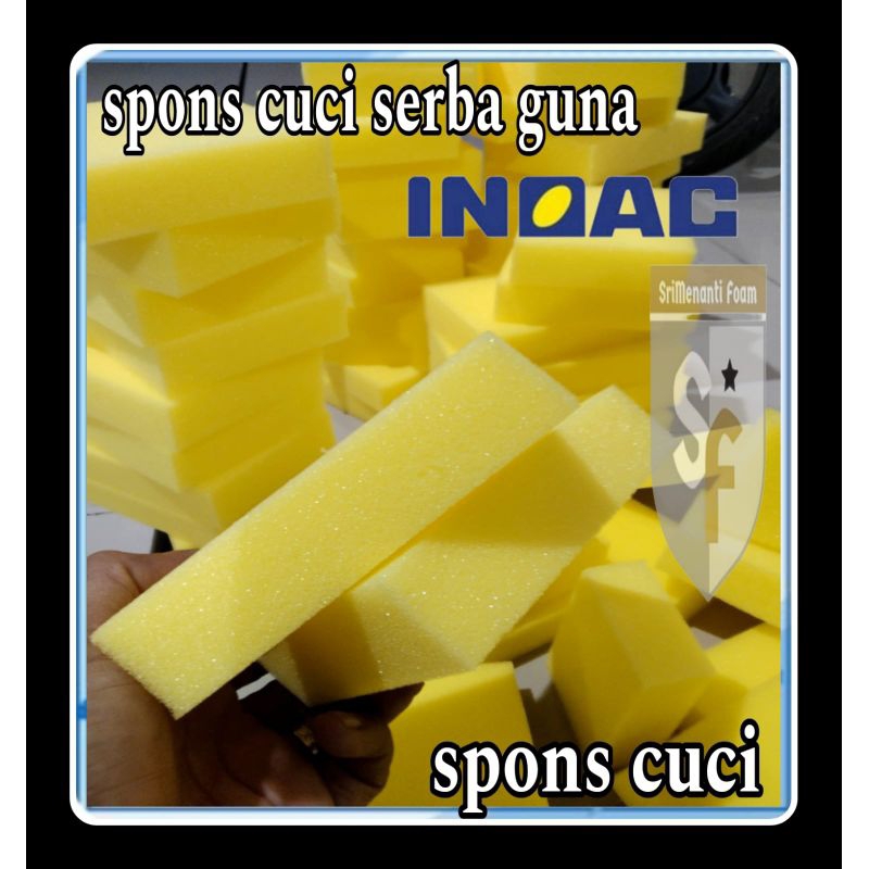 Jual spons cuci.sponge Inoac.9x7x3cm.spon cuci busa inoac.busa Inoac ...