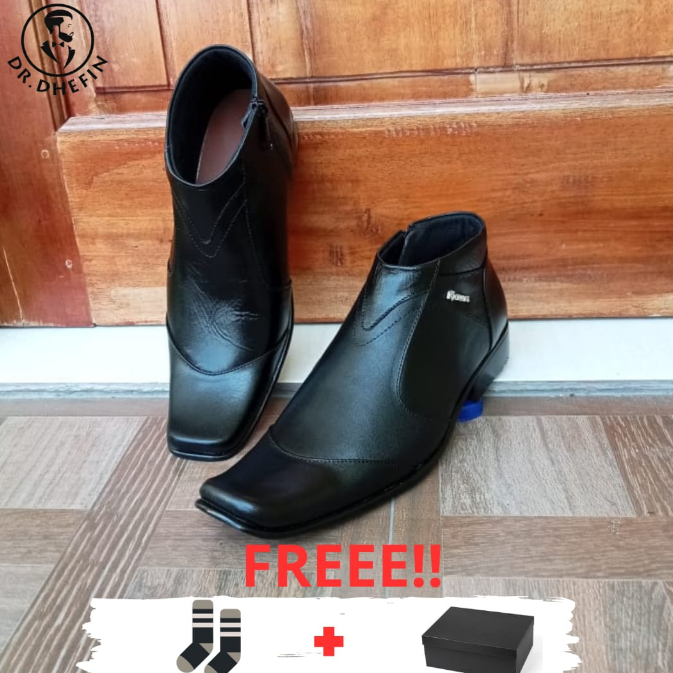 Jual Dhefin79 DF212 Sepatu pria pantofel bots formal oxsford kerja ...