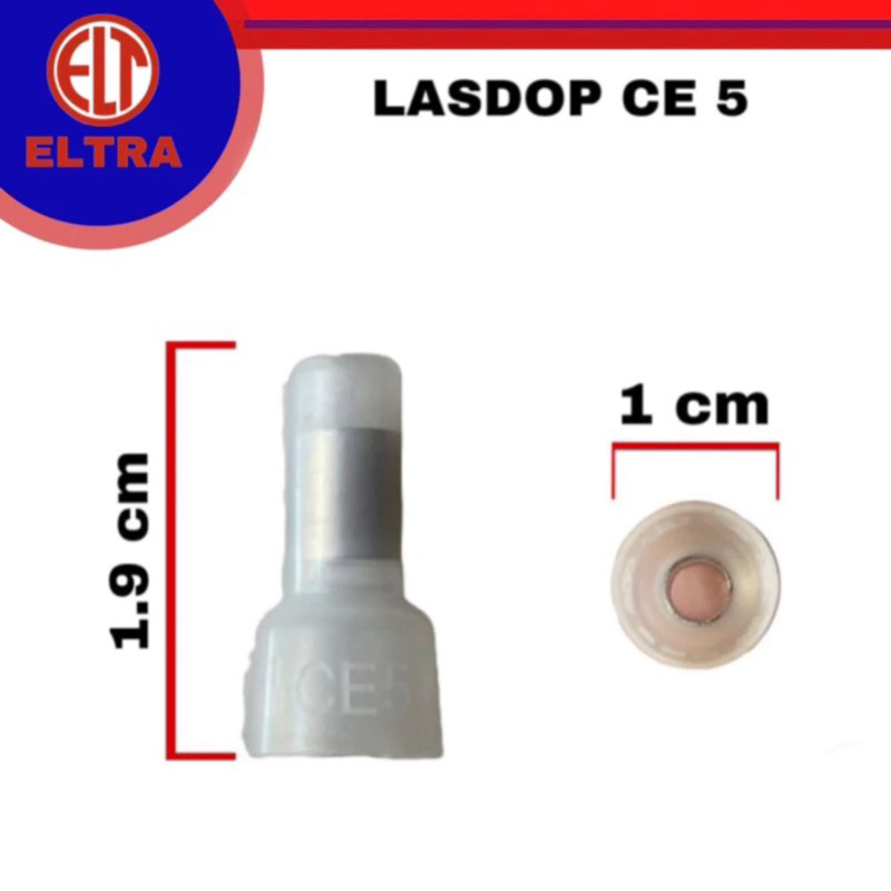 Jual Lasdop screw on wire merah kuning oranye biru abu sambungan kabel ...