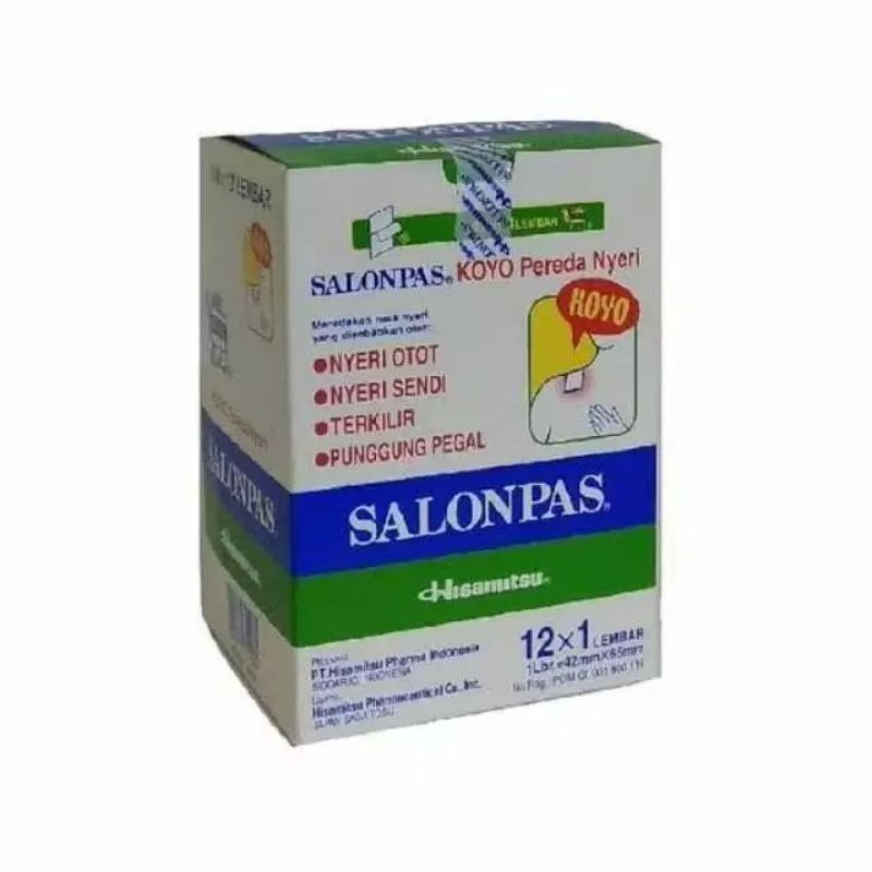 Jual koyo Salonpas box 12x1 original | Shopee Indonesia
