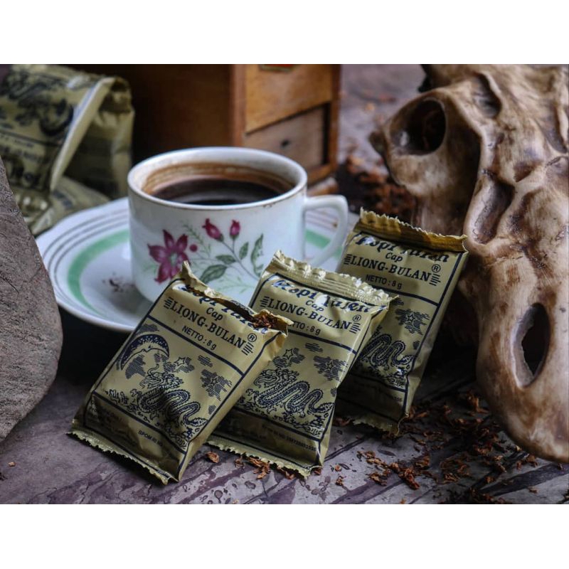 Jual Kopi Liong Bulan Tanpa Gula 30 Sachet Coffee Legend Khas Bogor ...