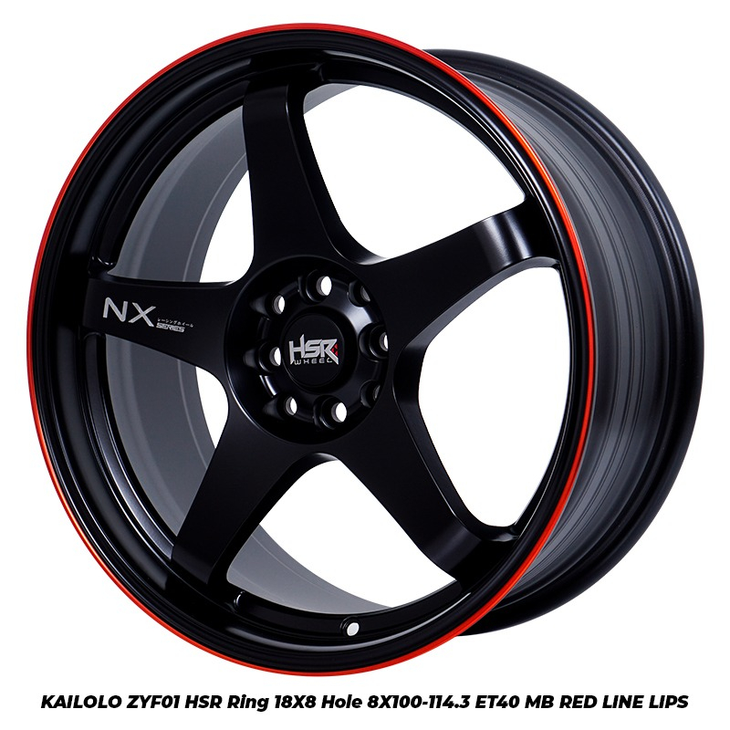 Jual pelek mobil racing terlaris hsr kailolo ring 18 hole 4x100 4x114,3 harga promo free ongkir ...