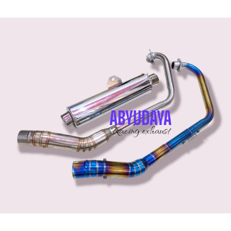 Jual knalpot CKD satria Fu knalpot standar satria Fu pnp ke Sonic 150 ...