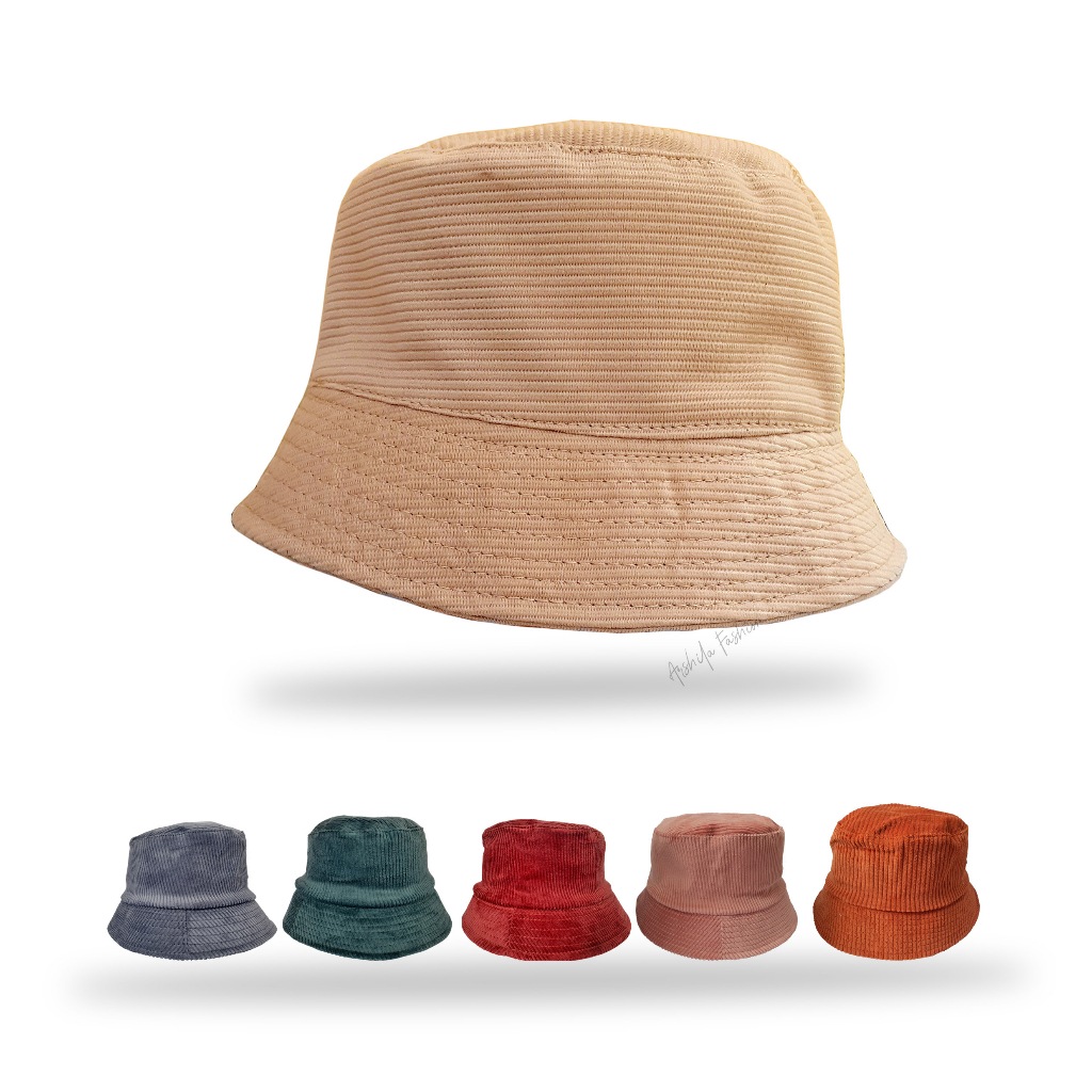 Jual Topi Bucket Corduroy/Bucket Wanita Pria/Corduroy | Shopee Indonesia
