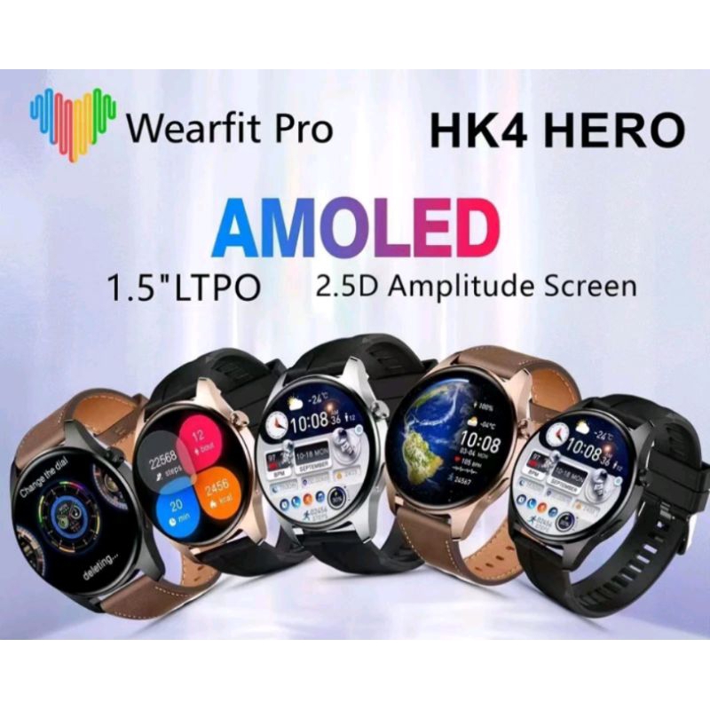 Jual HK4 Hero Smartwatch AMOLED LTPO 1.5inch Always On Display Watch Pria | Shopee Indonesia