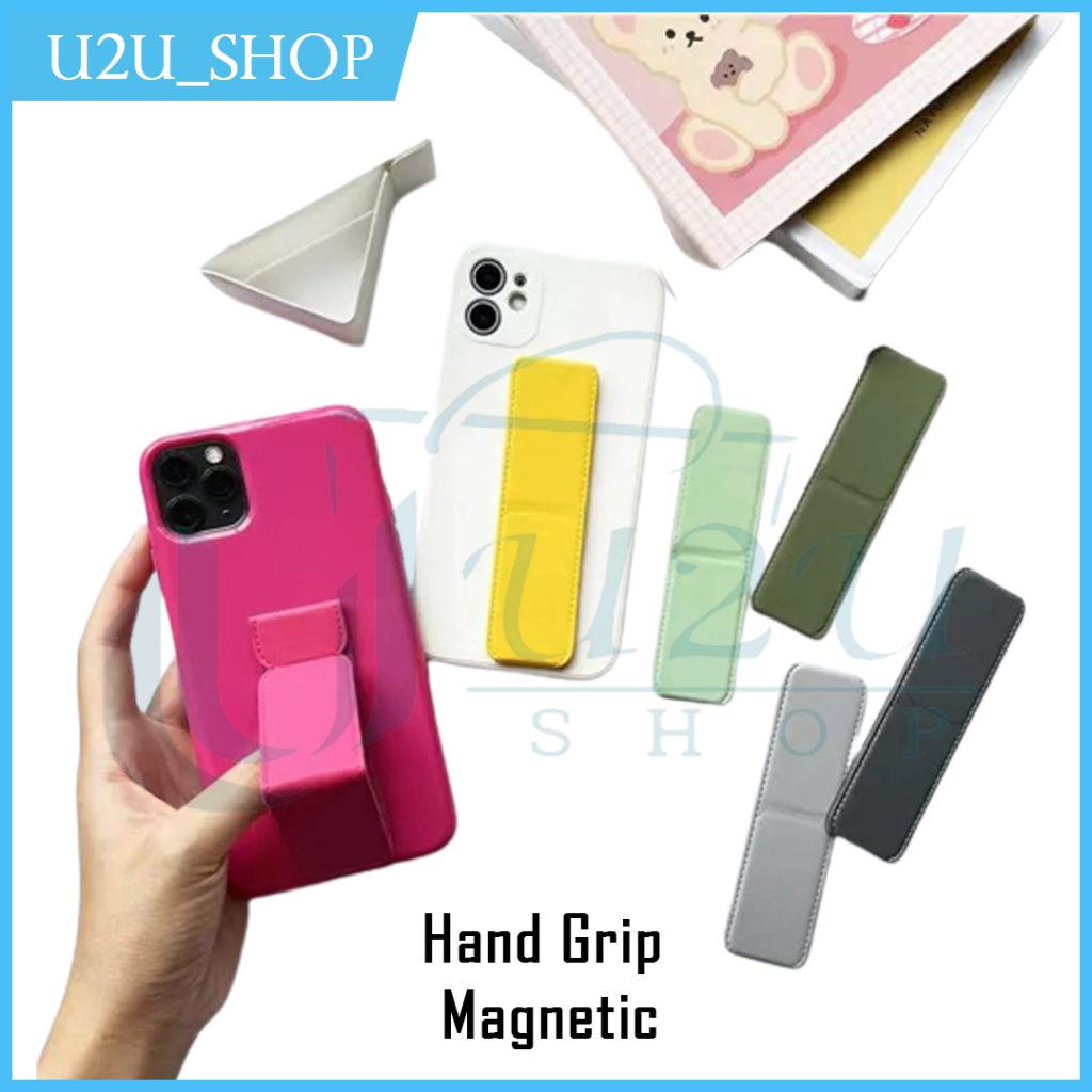 Jual Magnetic Phone Grip - Stand Holder Handphone - Hand Grip Stand ...