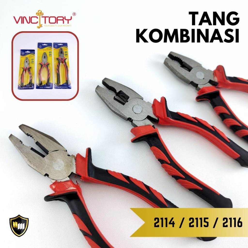 Jual TANG KOMBINASI / COMBINATION PLIERS SERBAGUNA 6" 7" 8" / Tang ...