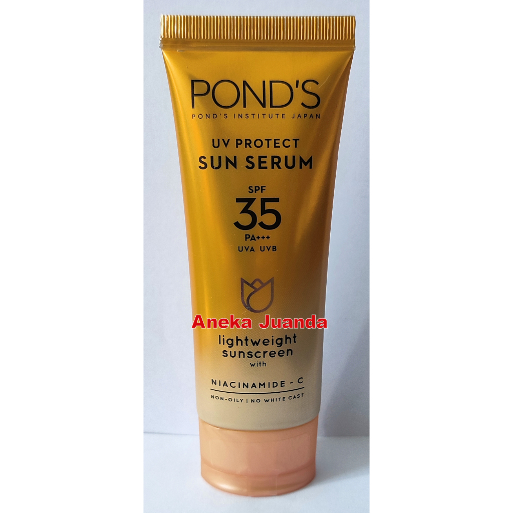 Jual Ponds UV Protect Sun Serum Lightweight Sunscreen with Niacinamide ...