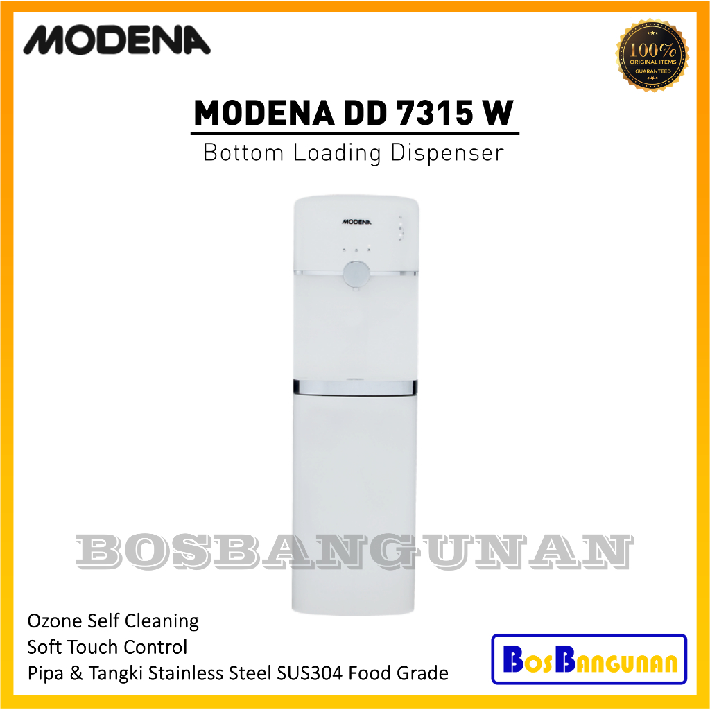 Jual Dispenser MODENA DD 7315 W Ozone Self Cleaning / Dispenser MODENA ...