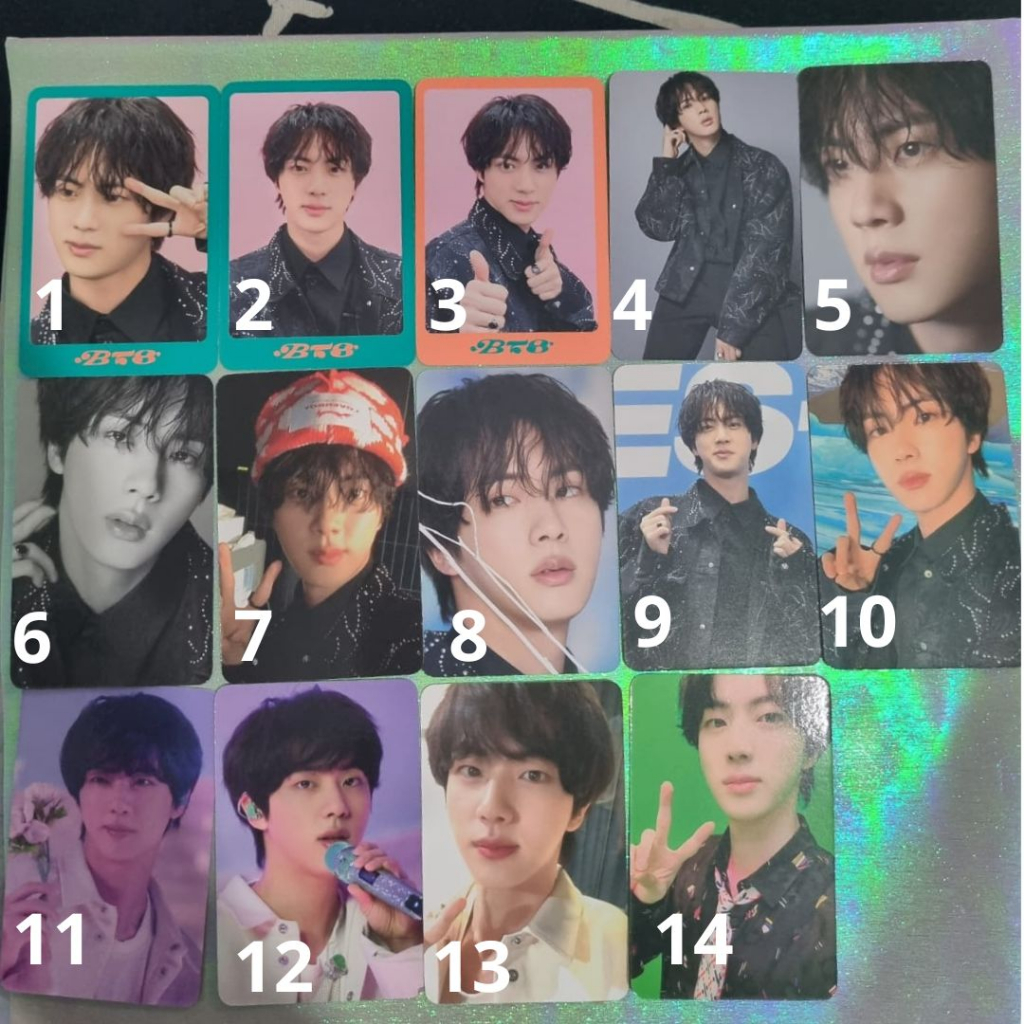 Jual SHARING OFFICIAL PHOTOCARD DICON 102 JIN BTS | Shopee Indonesia