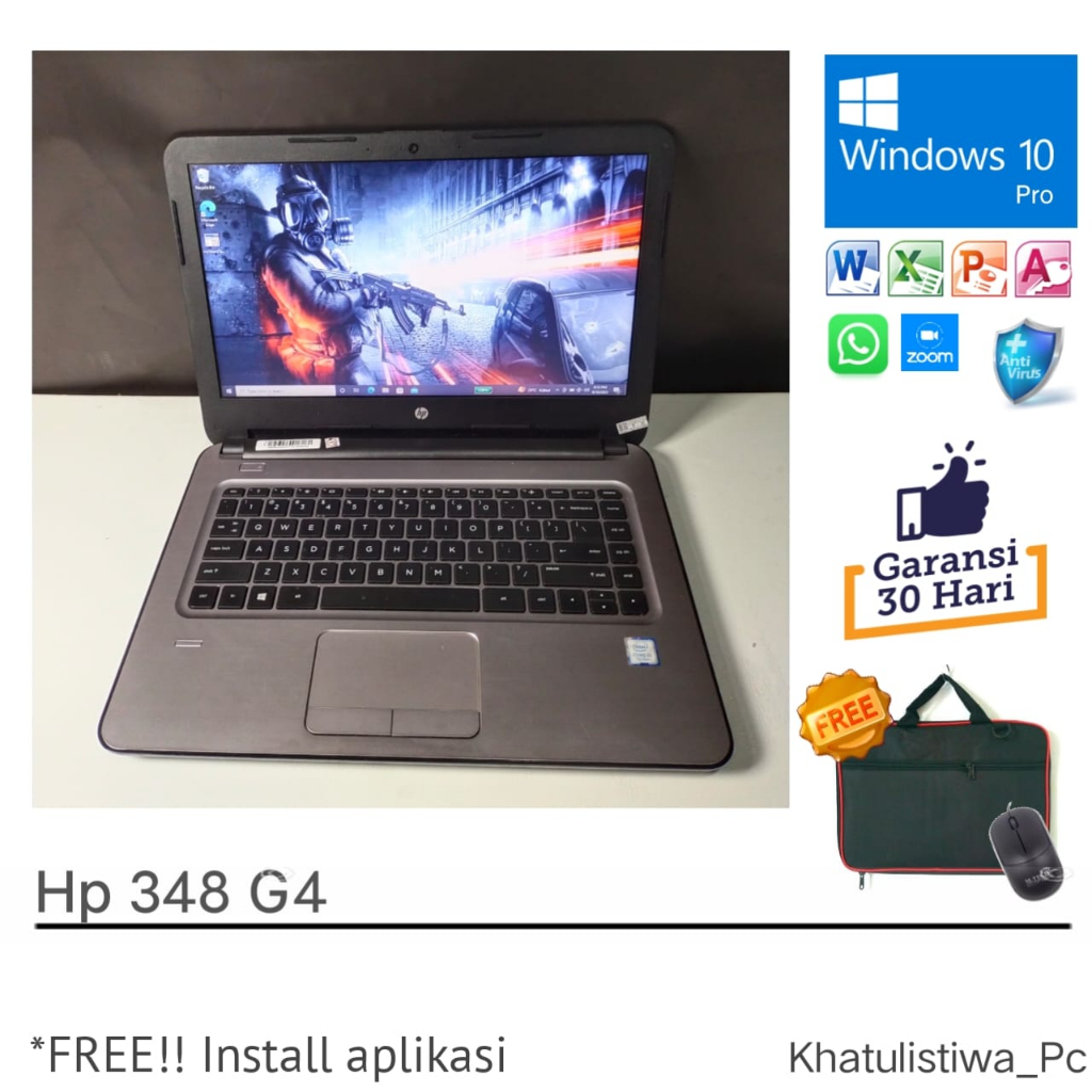 Jual Laptop Hp 348 G4 Intel Core i5 Gen 7 RAM 8GB SSD 256GB - Windows ...